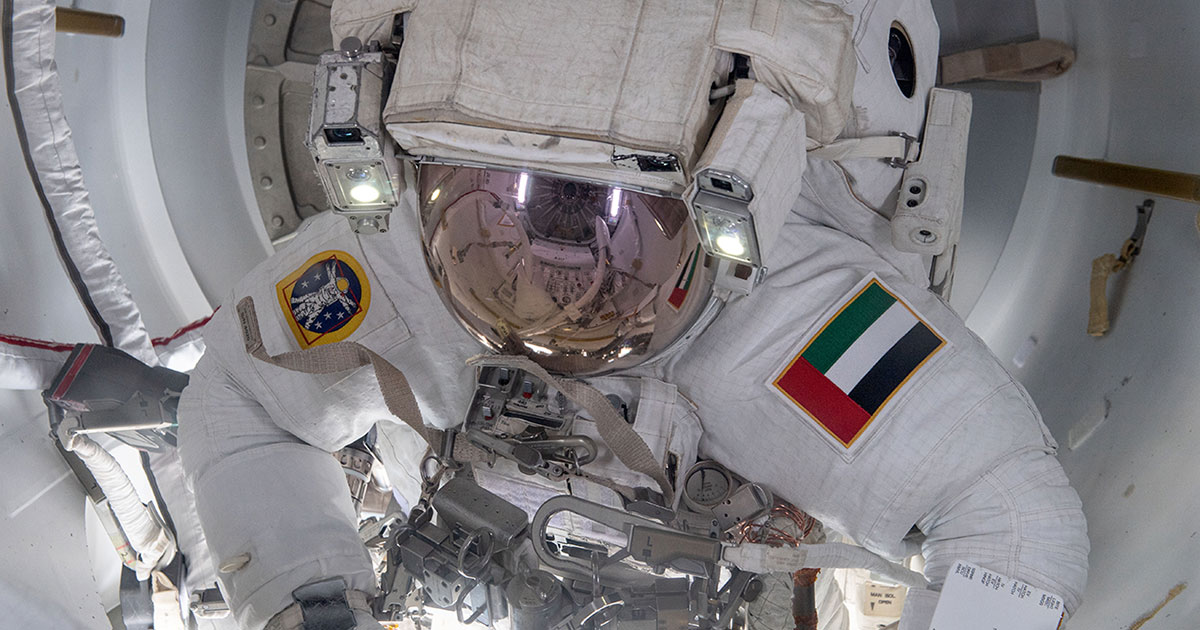First Arab to perform a spacewalk makes history, despite broken bolt | collectSPACE