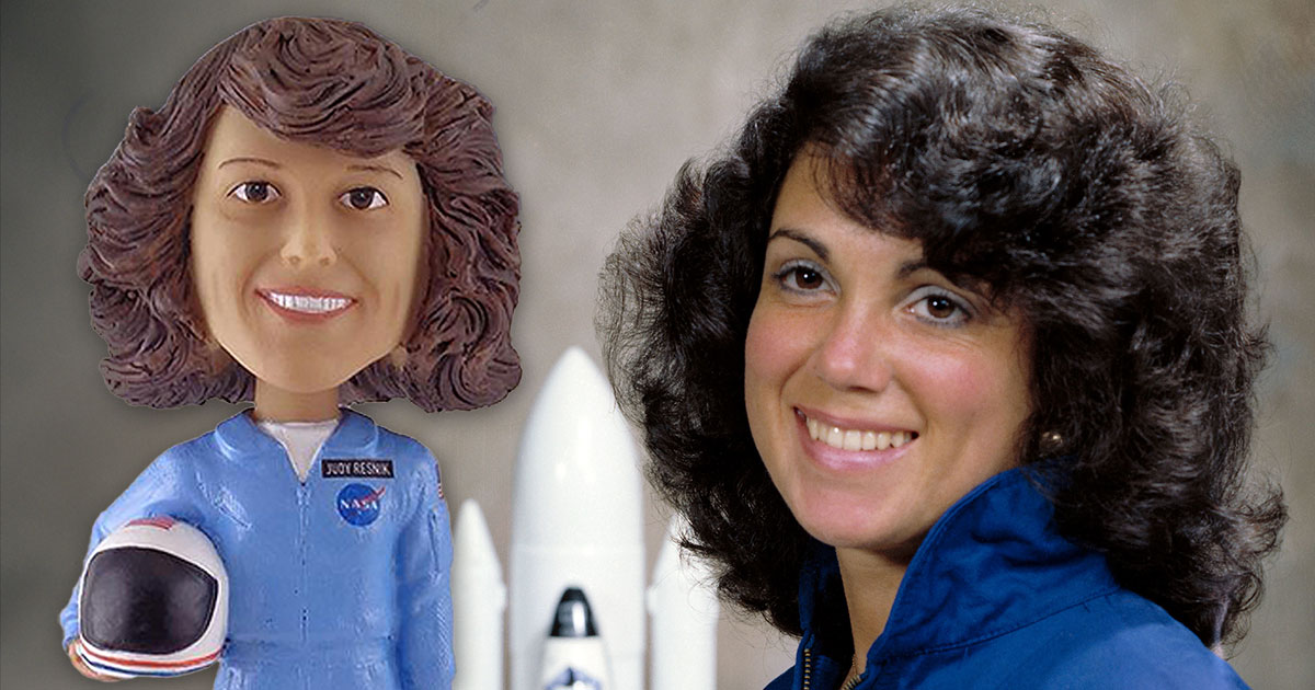 Baseball team honors fallen astronaut Judy Resnik with bicentennial bobblehead | collectSPACE