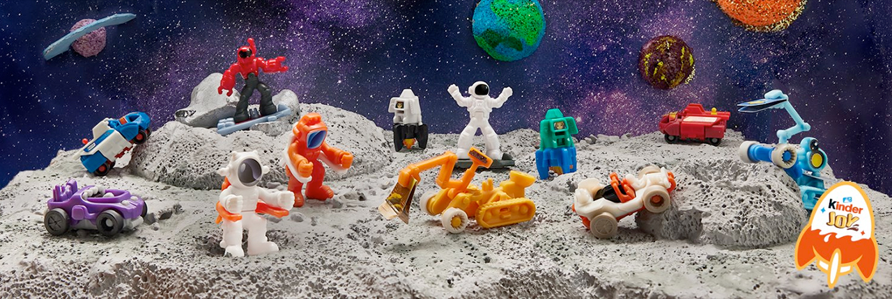 Kinder Joy Candy Now Comes With Rockets Rovers And Other Space Toys 