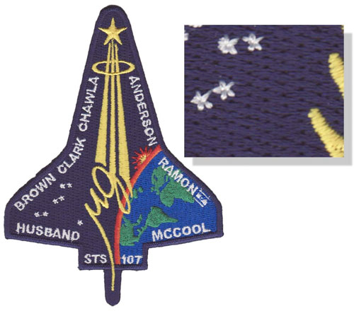 STS-107 mission patch - collectSPACE: Messages