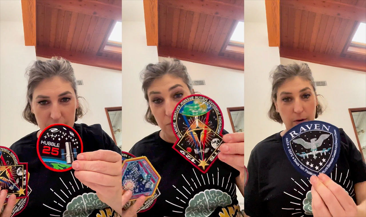 Mayim Bialik has a space patch collection - collectSPACE: Messages