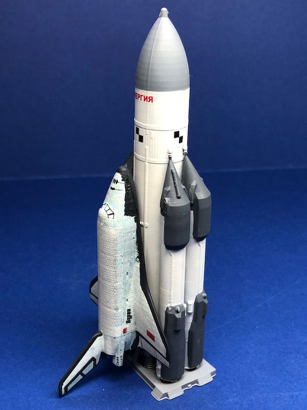 1:400 Soviet Energia Buran (3D print) - collectSPACE: Messages