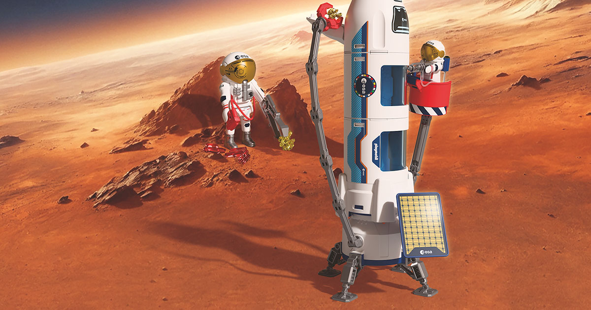 Playmobil and European Space Agency debut 'ESA Space Range' Mars toys ...