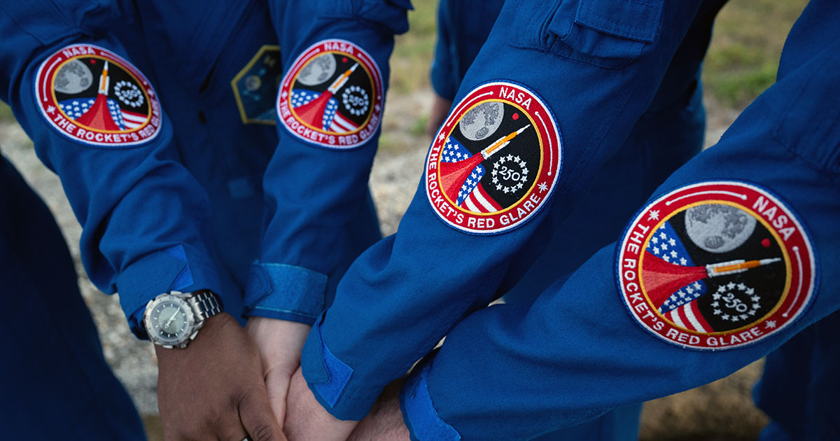 Artemis II crew wears 'Freedom 250' patch for America's ...