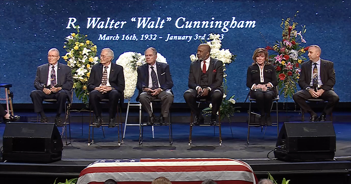 Fellow astronauts remember Apollo 7 pilot Walt Cunningham as friend and ...