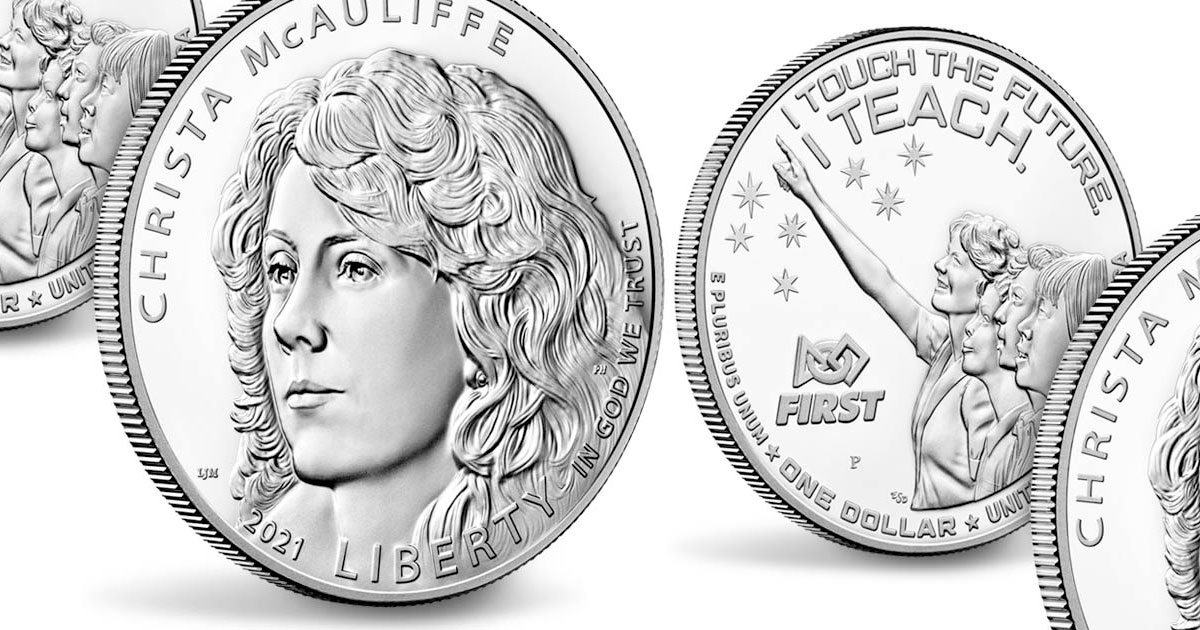 US Mint marks 35 years since Challenger with 'Teacher in Space' coin ...