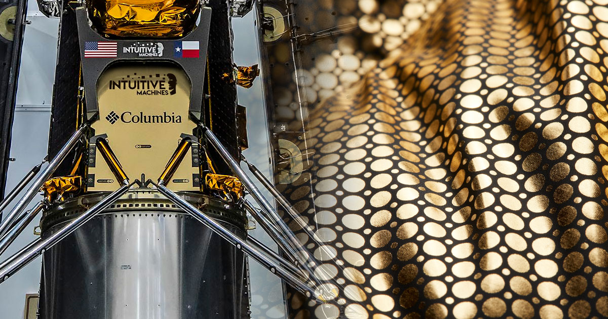 Lunar lining: Columbia coat tech insulates Intuitive Machines moon ...