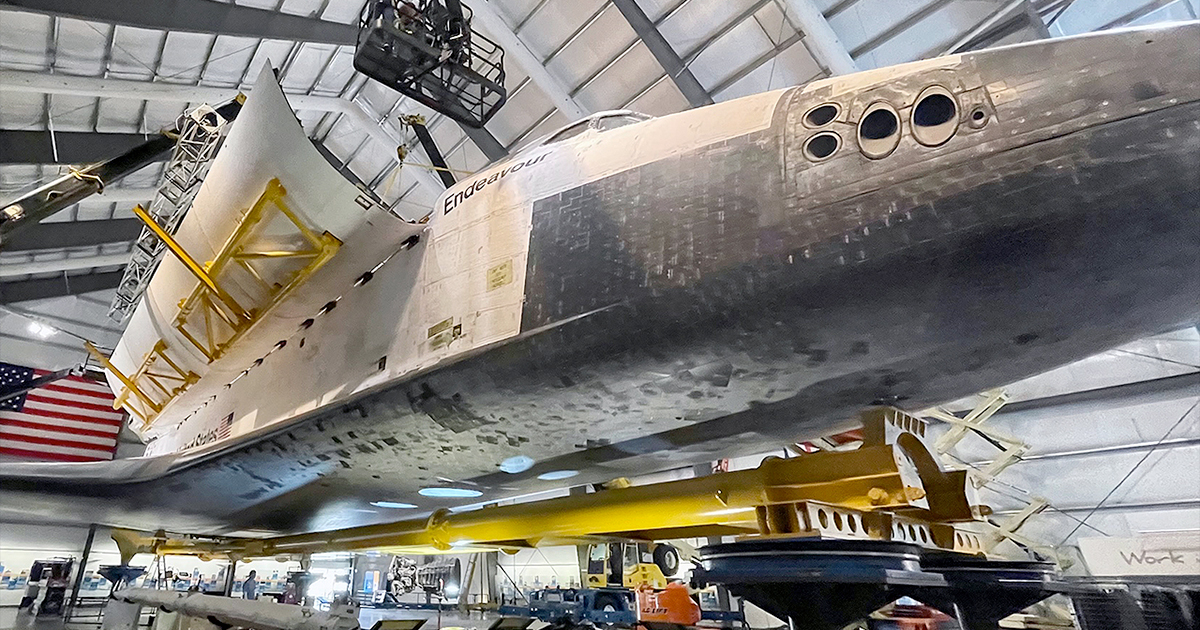 California Science Center reopens retired space shuttle Endeavour's ...