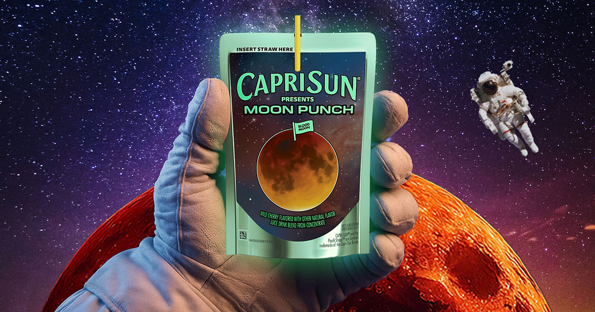 Capri Sun giving away 10,000 Moon Punch pouches for 10-day Artemis II ...