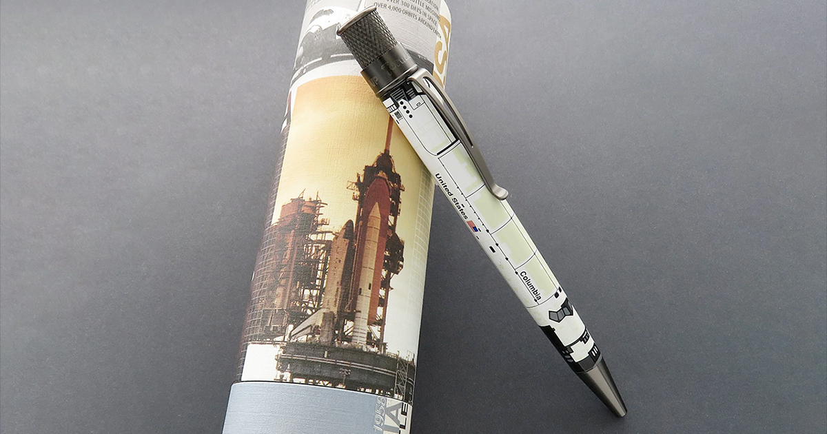 Retro 51 collectible pen embodies NASA's first and fallen space shuttle ...