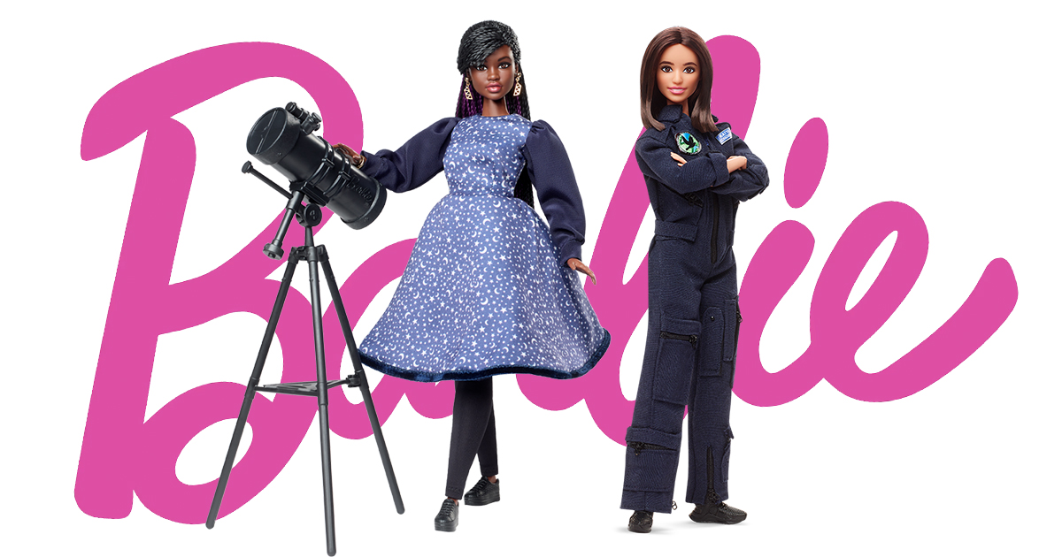 One-of-a-kind Barbie dolls honor citizen astronaut, space scientist as ...