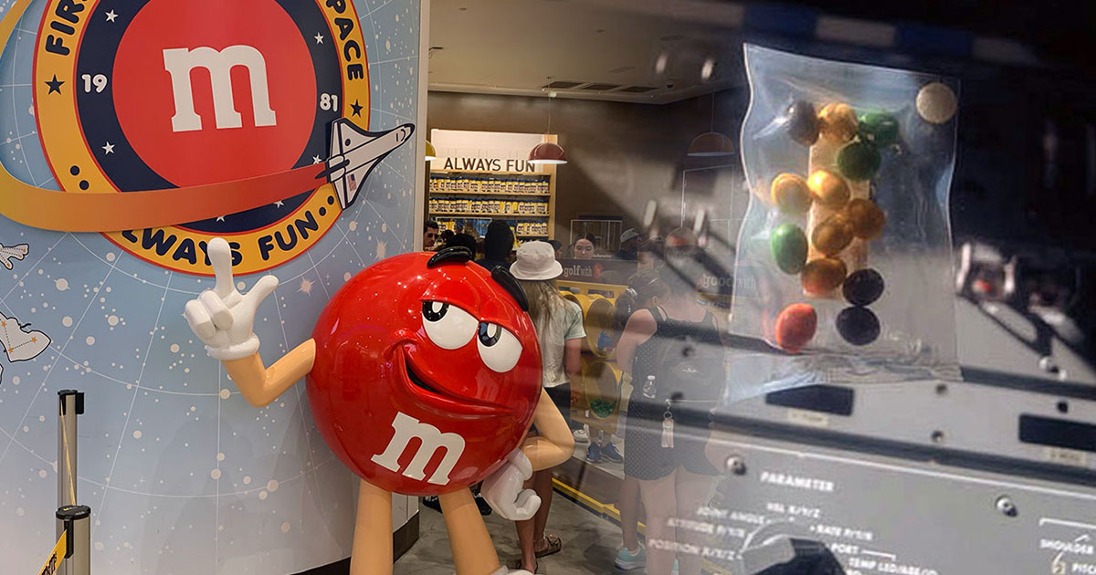 When did M&M's first fly in space? Setting the sweet record correct ...