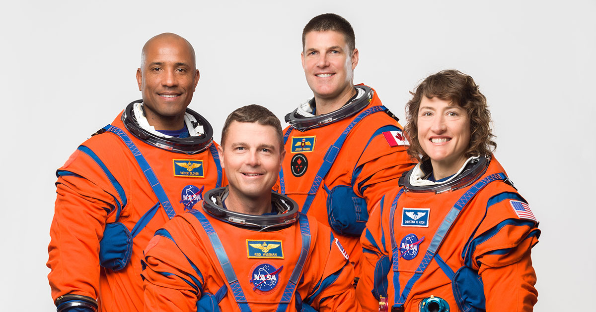 Four for the moon! NASA names Artemis II crew for first lunar mission ...