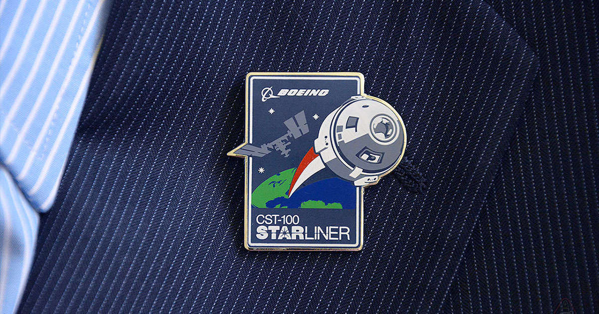 First look: Boeing CST-100 Starliner crew spacecraft program patch ...