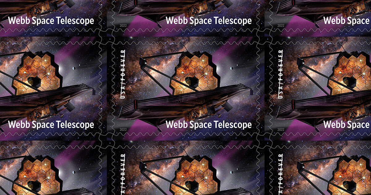 USPS to deploy new postage stamp for James Webb Space Telescope ...