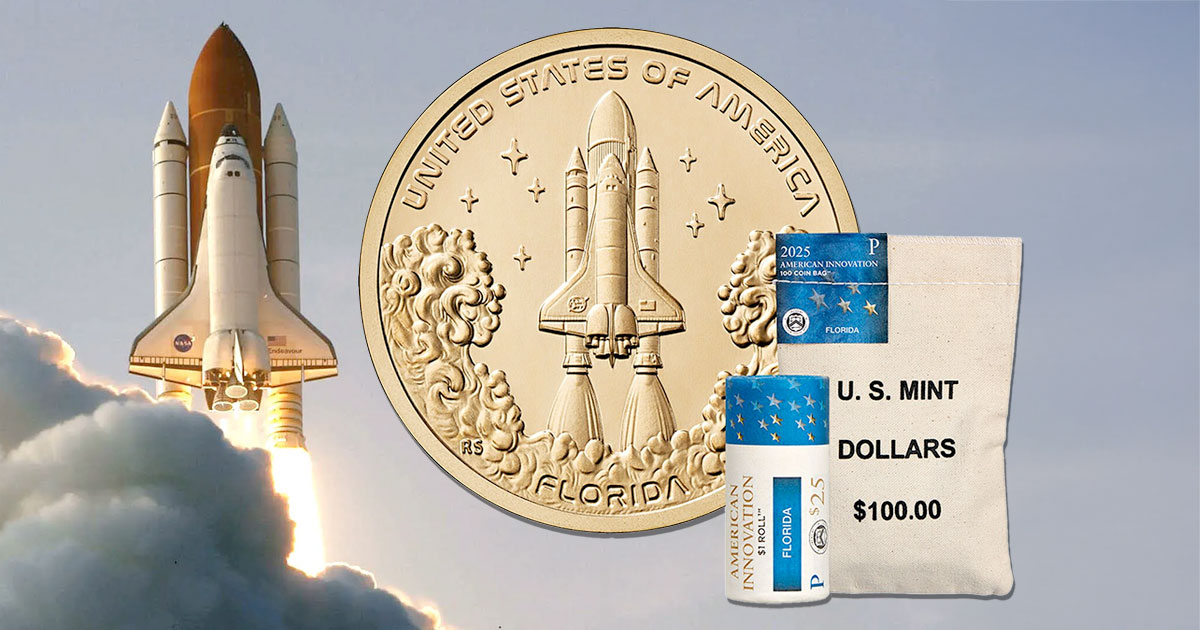 US Mint begins sales of $1 coin honoring innovative NASA space shuttle ...