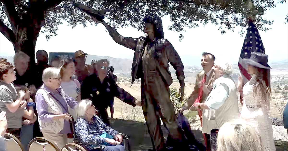 Reagan Library unveils statue, debuts song to honor astronaut Sally ...
