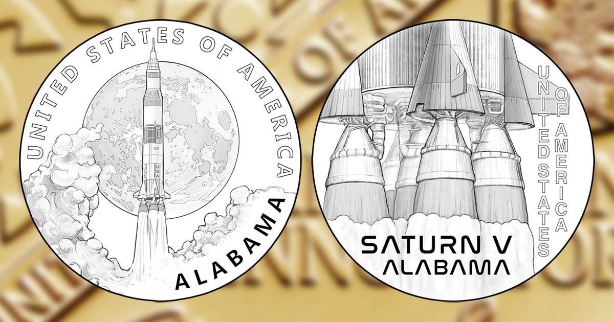 NASA's innovative Saturn V rocket to launch onto 2024 US dollar coin ...