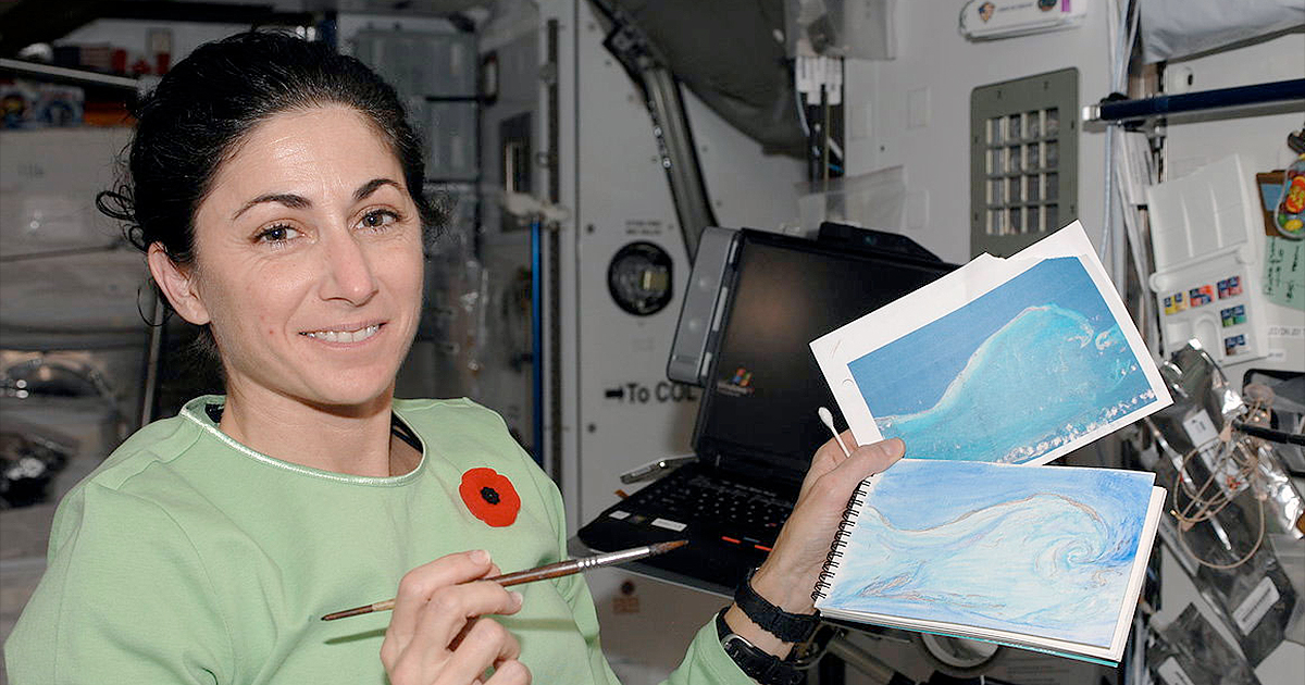 Astronaut-turned-artist Nicole Stott shares view from space through ...