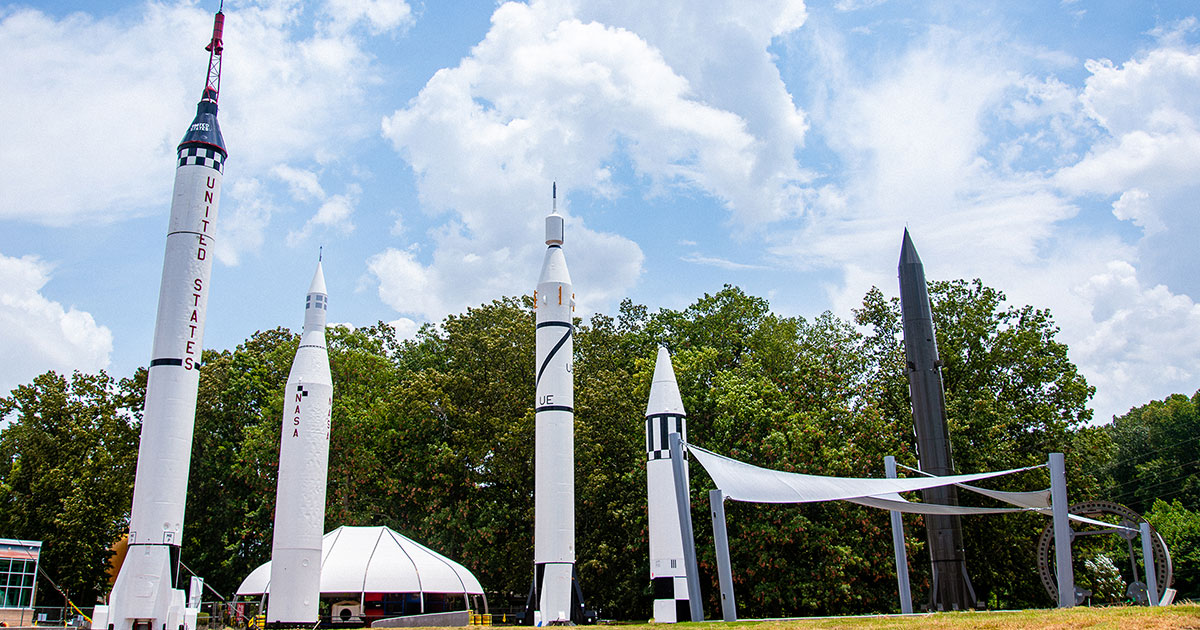 Us Space And Rocket Center Mars Rover Ride Launch Preparations
