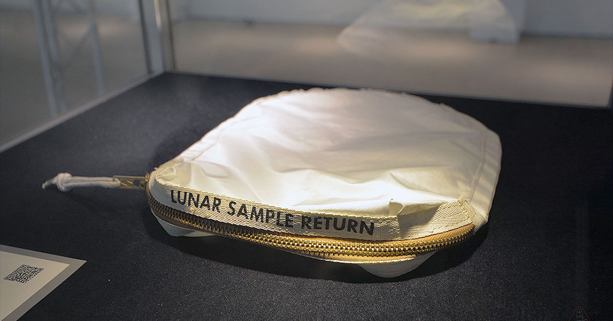 Apollo 11 moon rock bag sells for $1.8M at Sotheby's space auction ...