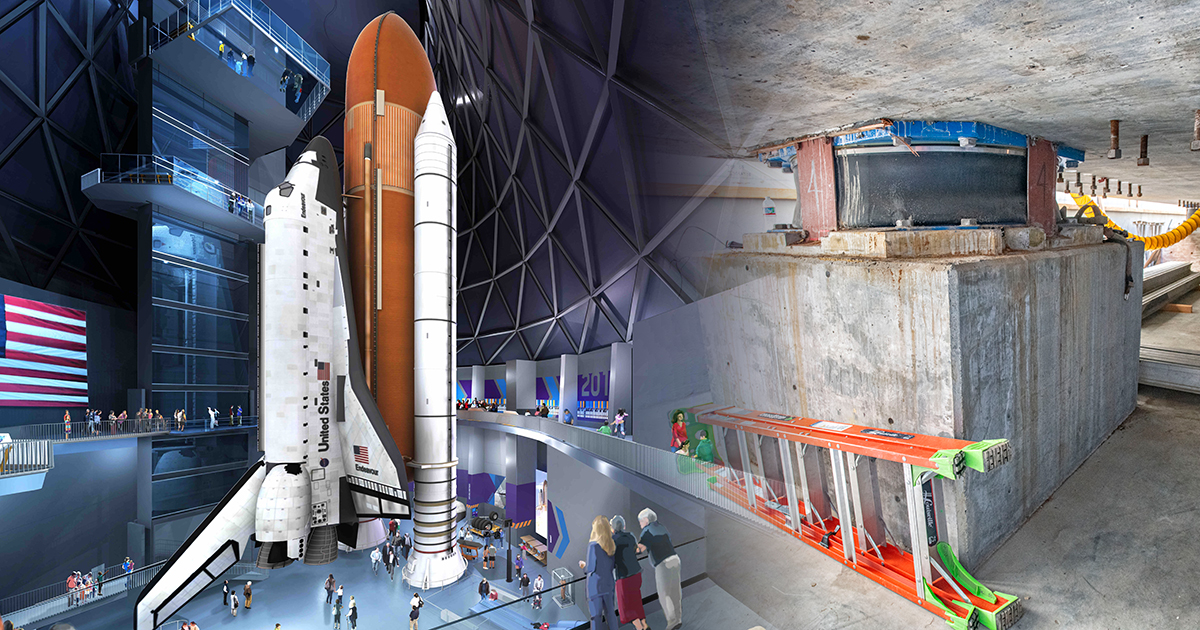 As CA space shuttle display goes vertical, here is how Endeavour is ...