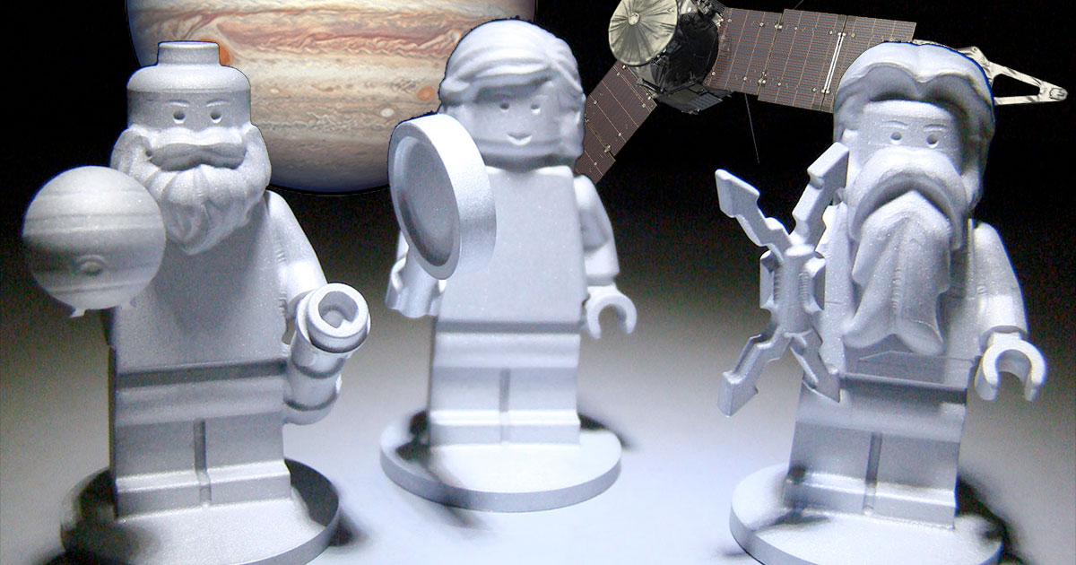 LEGO minifigures flying to Jupiter aboard NASA's Juno probe | collectSPACE