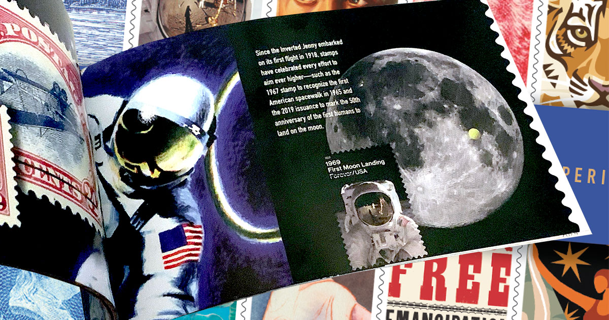 New prestige booklet puts a [space] stamp on the USPS's 250-year ...