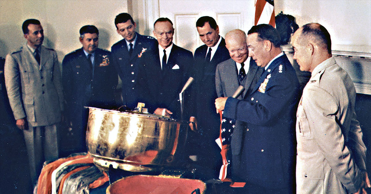 First American flag launched and returned from Earth orbit 60 years ago ...