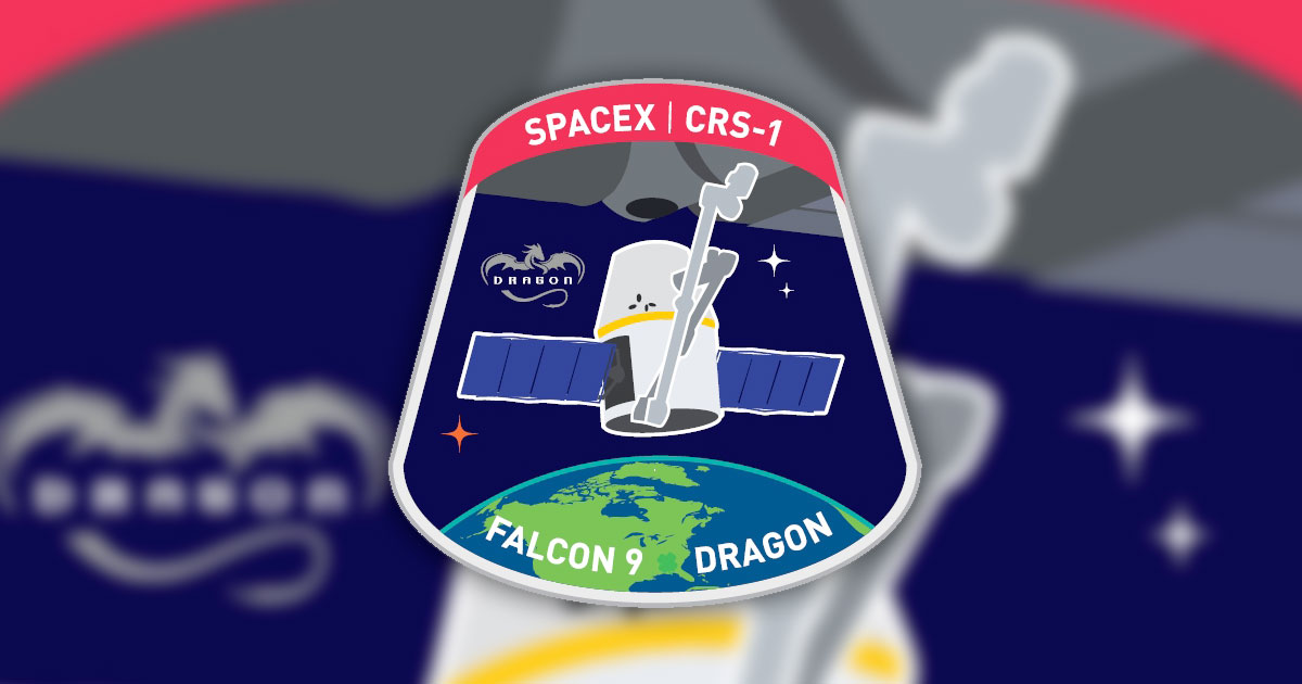 Space station-bound SpaceX Dragon gets mission patch | collectSPACE