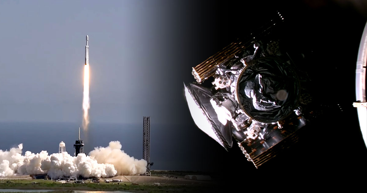 NASA's Europa Clipper probe launches on SpaceX Falcon Heavy to Jupiter ...