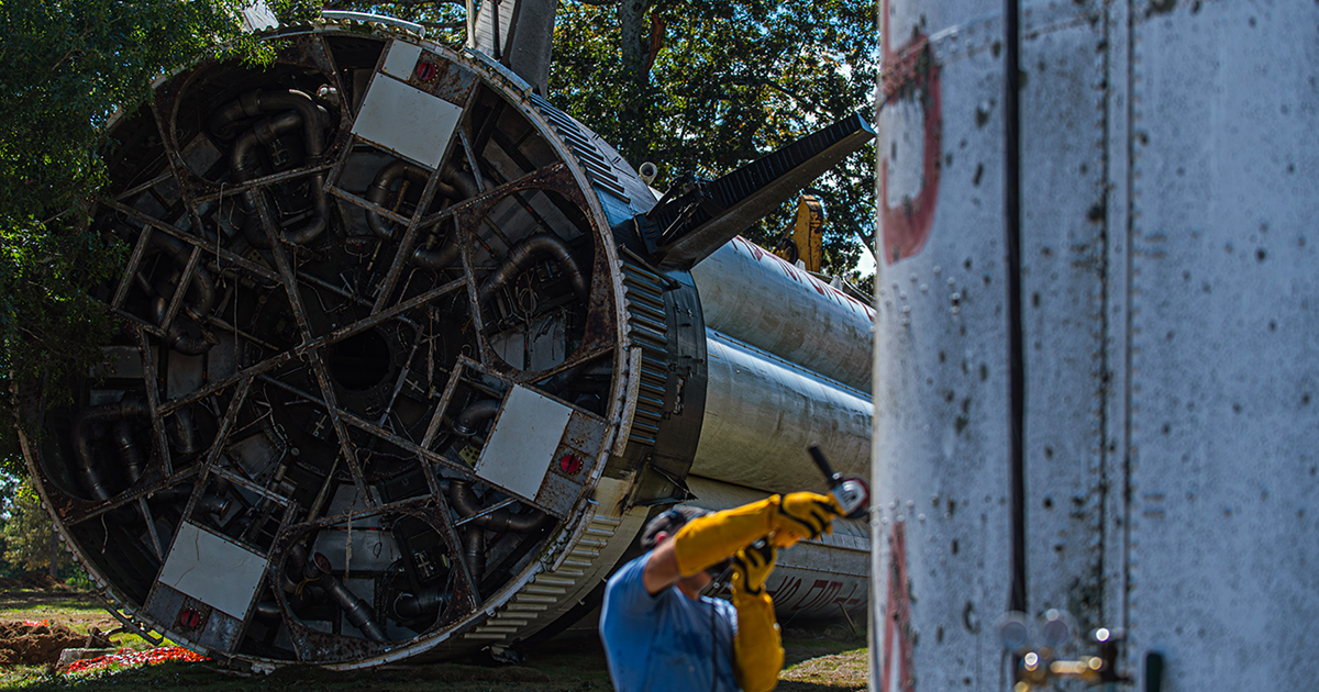 Apollo artifacts: NASA salvages parts from Alabama's rest stop Saturn ...