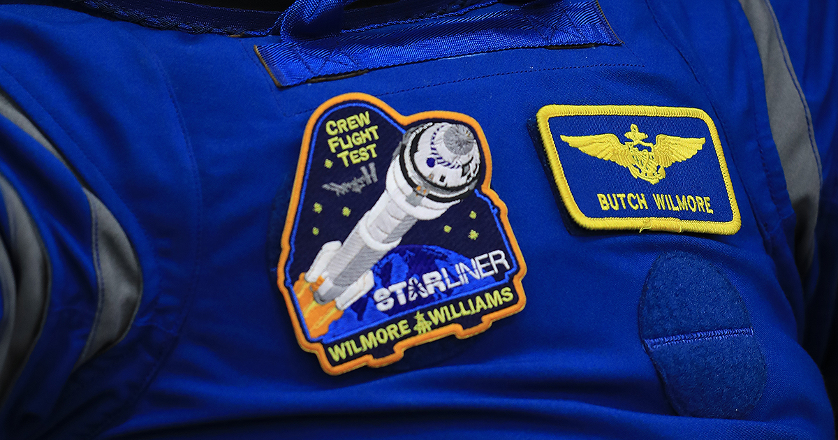 NASA astronauts debut new patch design for Boeing Starliner crew flight ...