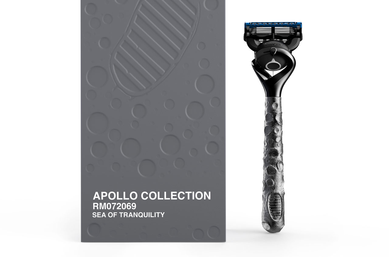 Gillette Apollo Collection razor inspired by first moon landing mission ...