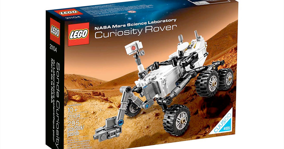 LEGO's Mars Curiosity rover model set for New Year's Day release ...