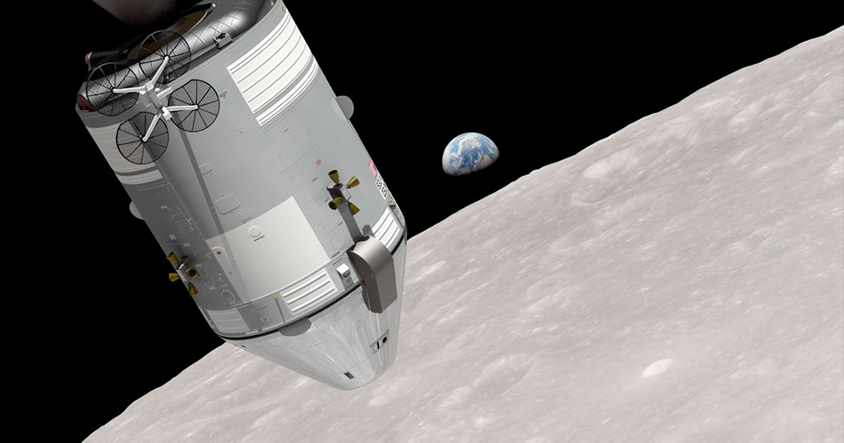 NASA recreates iconic Apollo 8 'Earthrise' 45 years later using orbiter ...