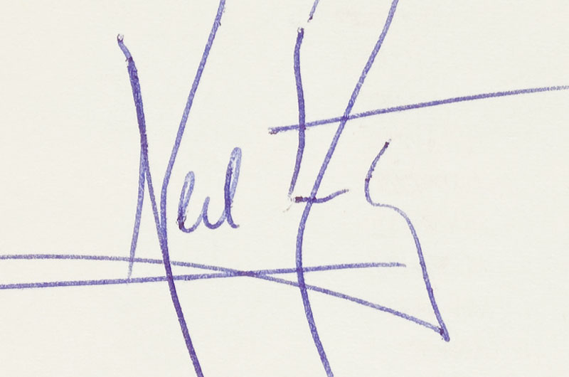 Neil Armstrong Signature (Autograph) Exemplars | collectSPACE