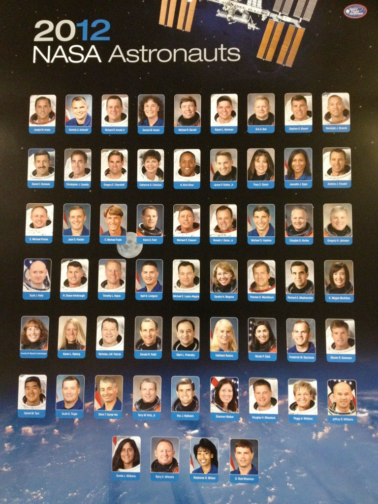 2012 Astronauts: Spaceflight Awareness poster - collectSPACE: Messages