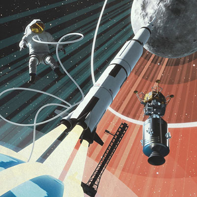 Adobe: NASA 60th anniversary 3D graphics - collectSPACE: Messages