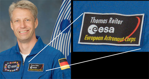 Astronaut Name Patches