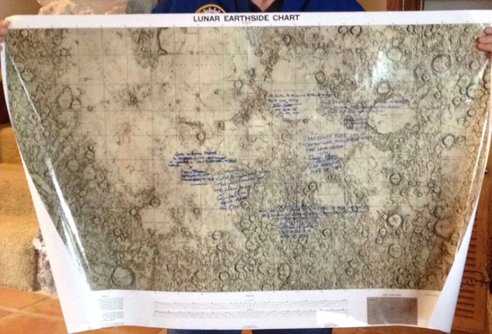 FT: Multi-signed replica Apollo LEC chart - collectSPACE: Messages