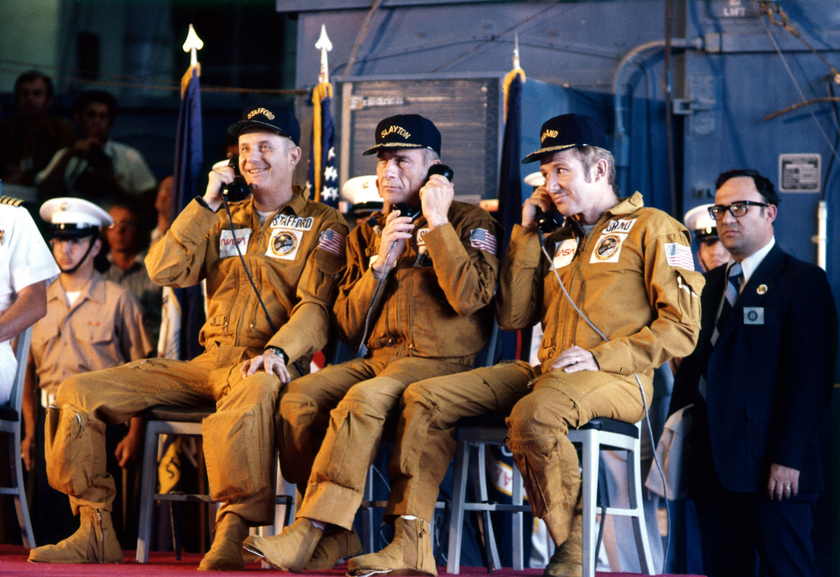 WTD: ASTP recovery ship ceremony photo - collectSPACE: Messages