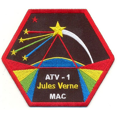 ESA's ATV-1 "Jules Verne" insignia - collectSPACE: Messages