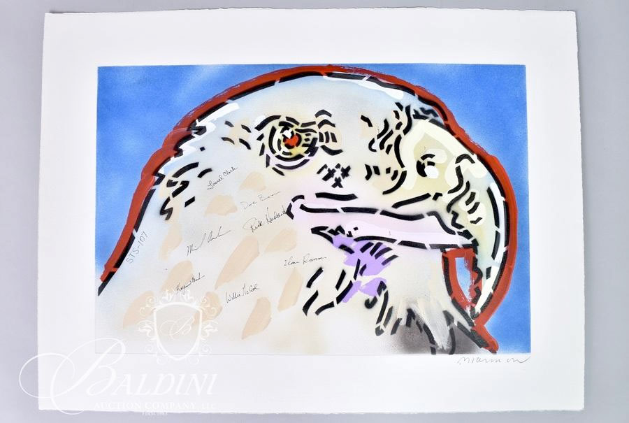 Paul Harmon STS-107 signed art (Baldini) - collectSPACE: Messages