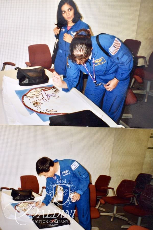 Paul Harmon STS-107 signed art (Baldini) - collectSPACE: Messages