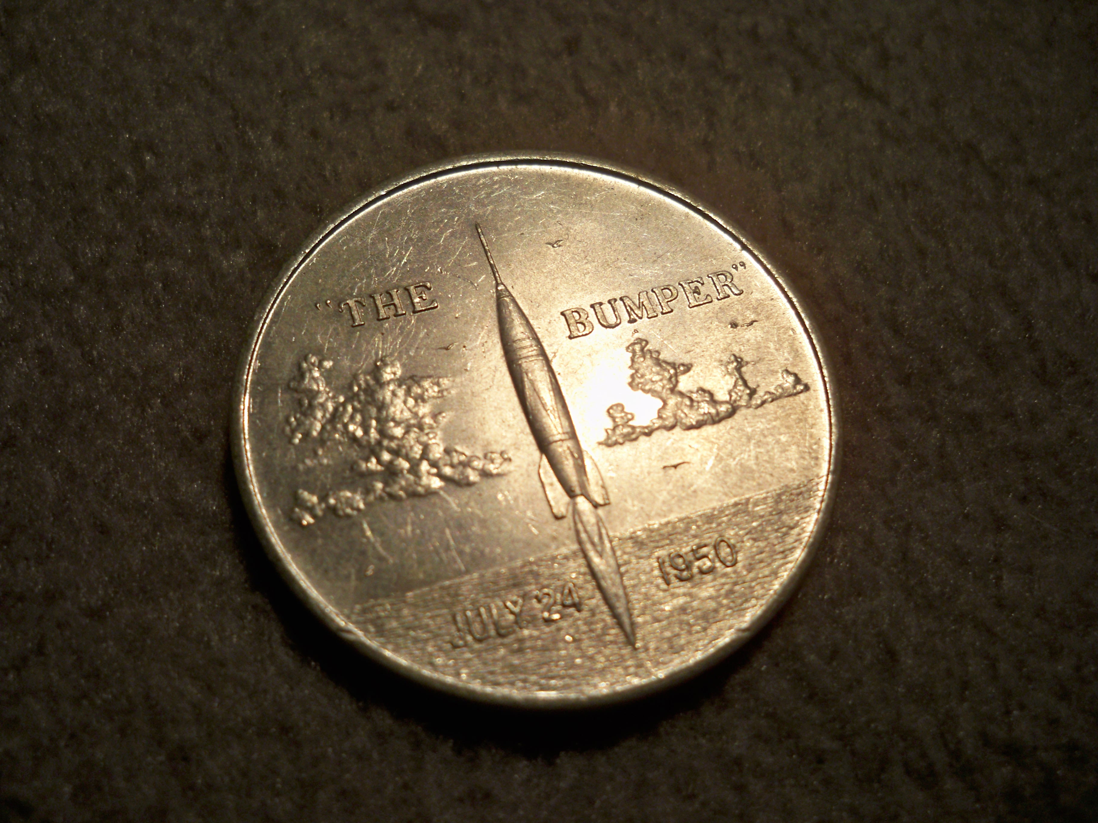 "The Bumper" Bumper 8 July 1950 medallion - collectSPACE: Messages