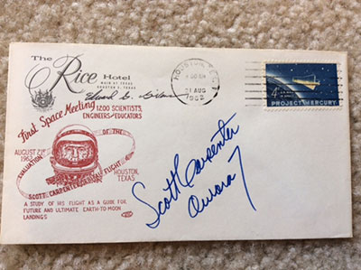 Scott Carpenter cover autographed by Ed Givens? - collectSPACE: Messages