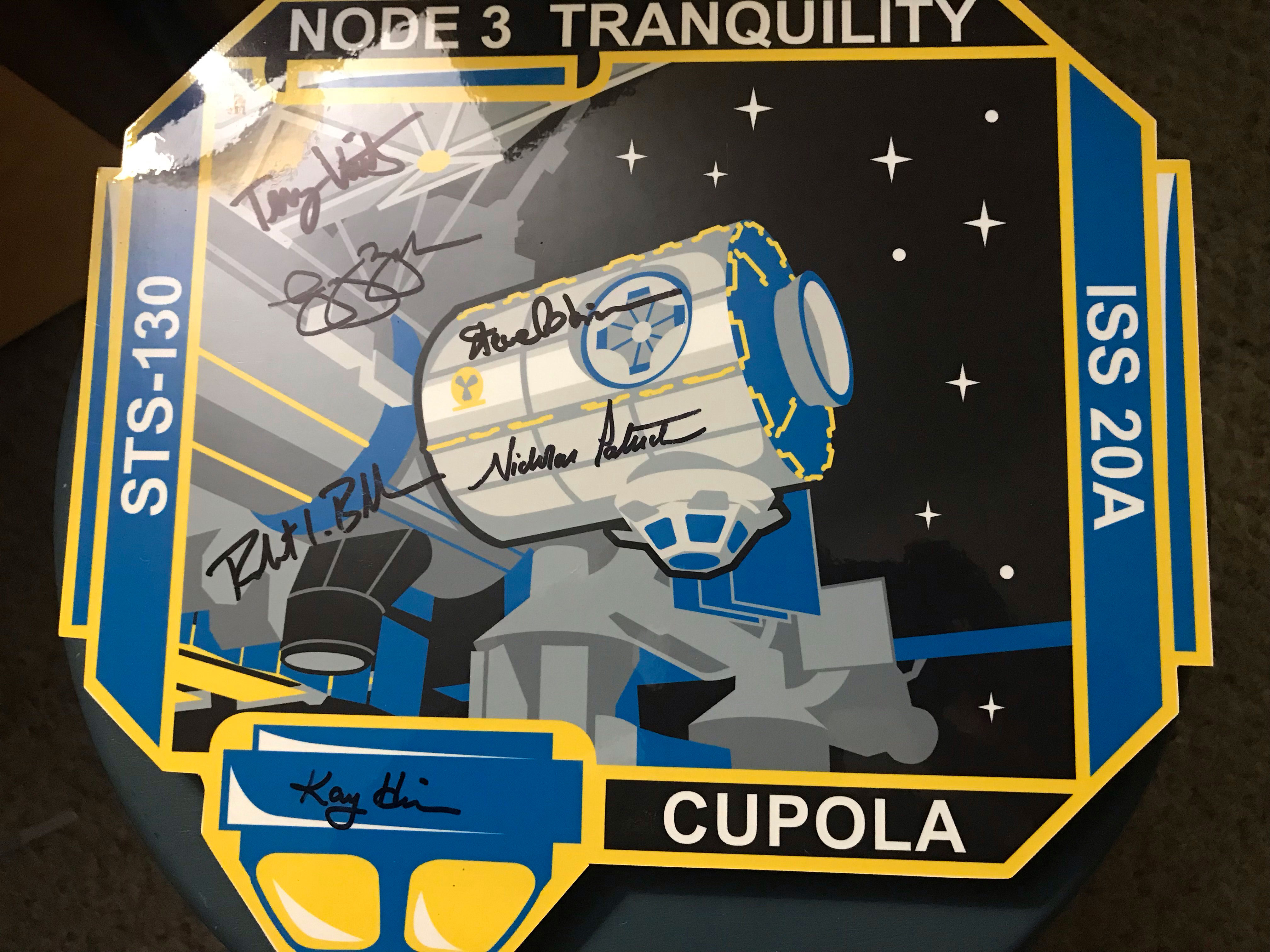 FS: ISS 20A Node 3 Tranquility Plaque - collectSPACE: Messages