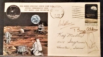Value of crew signed Apollo 11 cover - collectSPACE: Messages