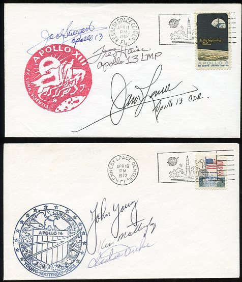 FS: Apollo 7-ASTP crew signed 15 cover set - collectSPACE: Messages